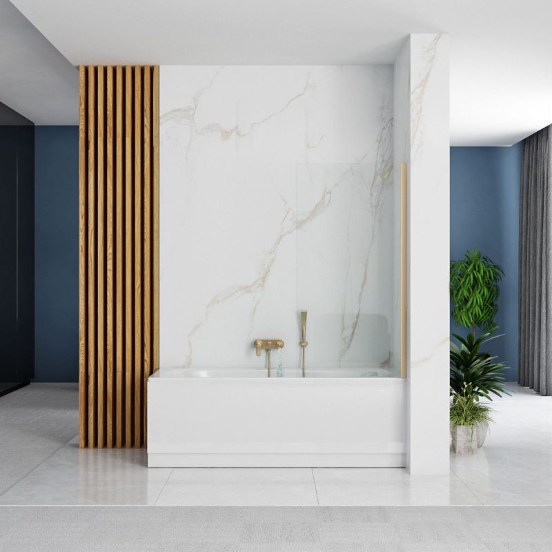 Paravan cada Ego-Elegant, 70 sau 80 x 140cm, fix, transparent,margini ...