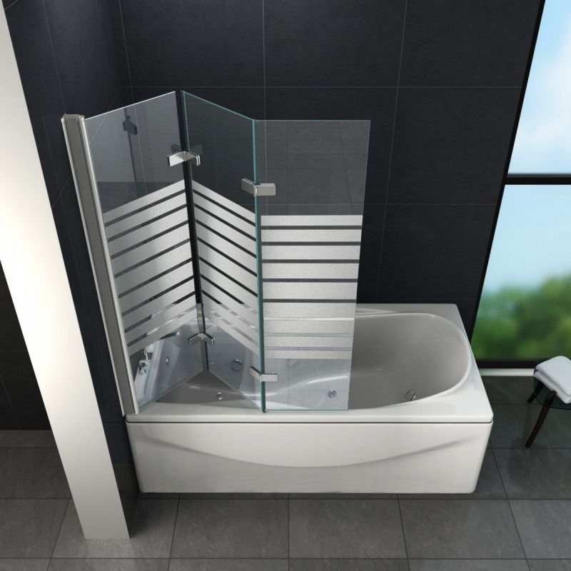 Paravan cada EGO-Maya, pliabil ,130x140 cm, sticla 5 mm, Sablata ...