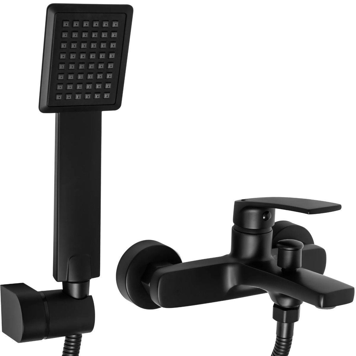 Baterie cada EGO-Luppo Black Matt, perlator SEDAL, montaj pe perete,