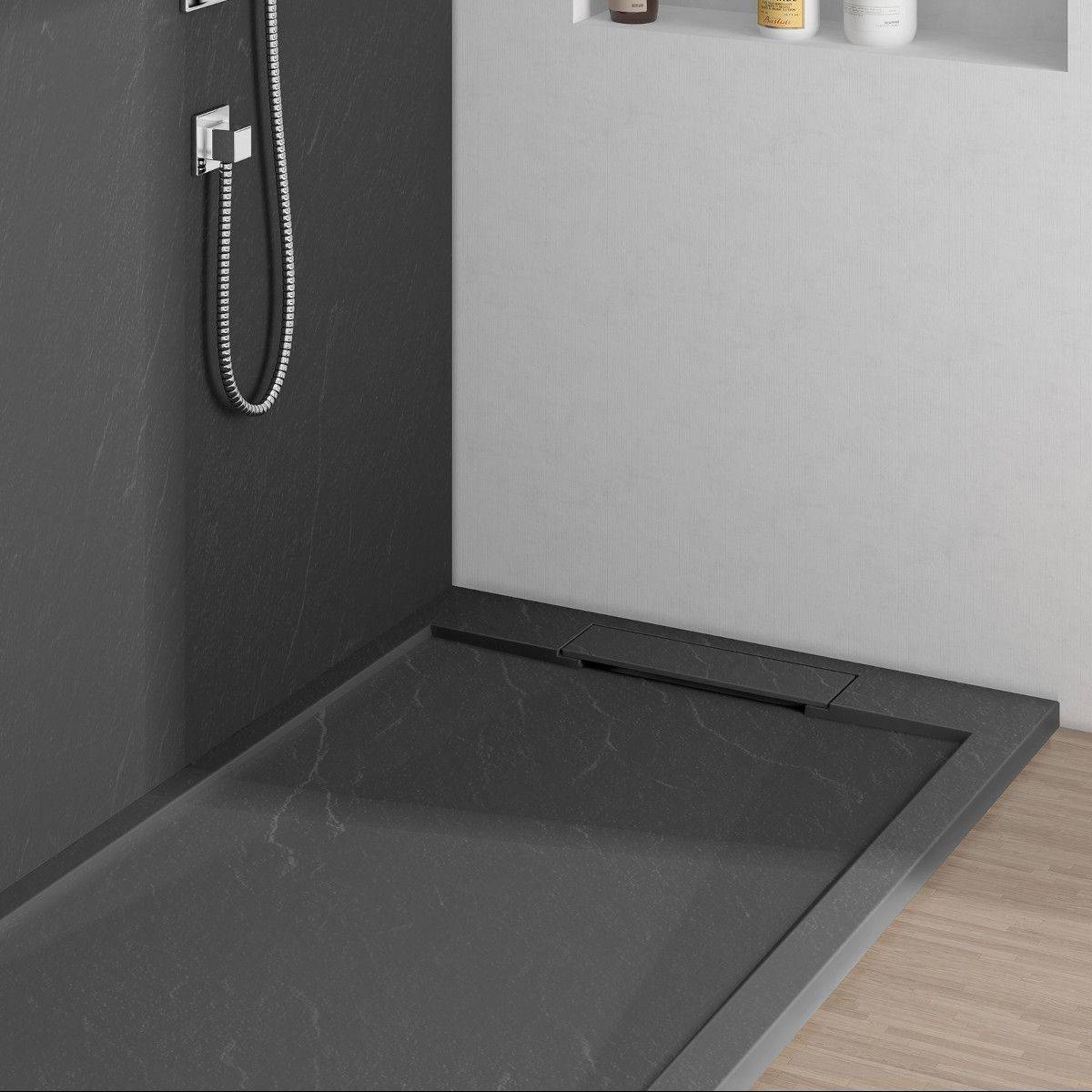 Cadita de dus, compozit mineral, dimensiuni 70-90 x 90-160, inaltime 2. ...