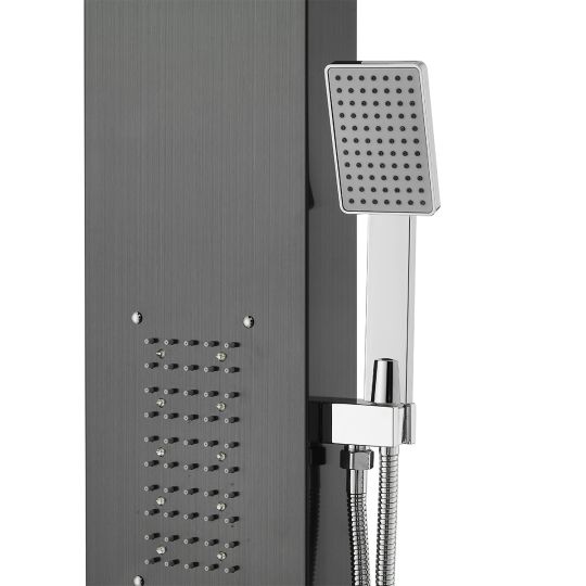 Panel dus, iluminare Led, 5 functii, Cascada, Ploaie tropicala, dus de ...