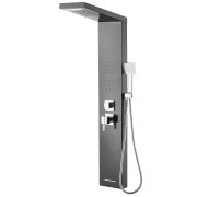 Panel dus, iluminare Led, Cascada, Ploaie tropicala, 5 functii, dus de ...